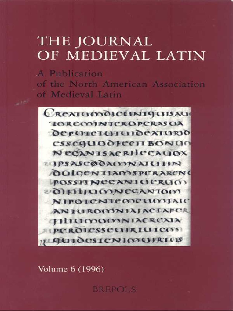 Medieval Latin Studies and Reviews | PDF