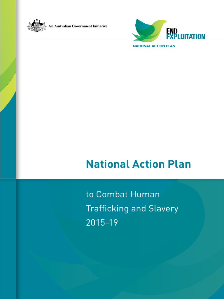Trafficking National Action Plan Combat Human Trafficking Slavery 2015 ...