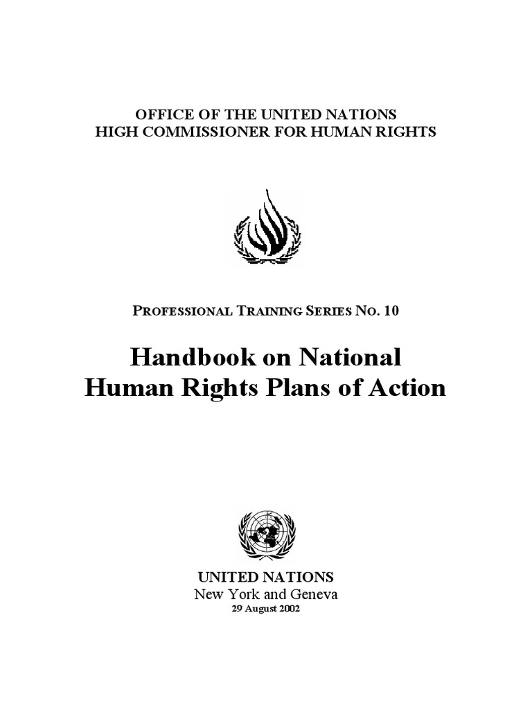 Handbook On National Human Rights Plans of Action | PDF | Human Rights ...