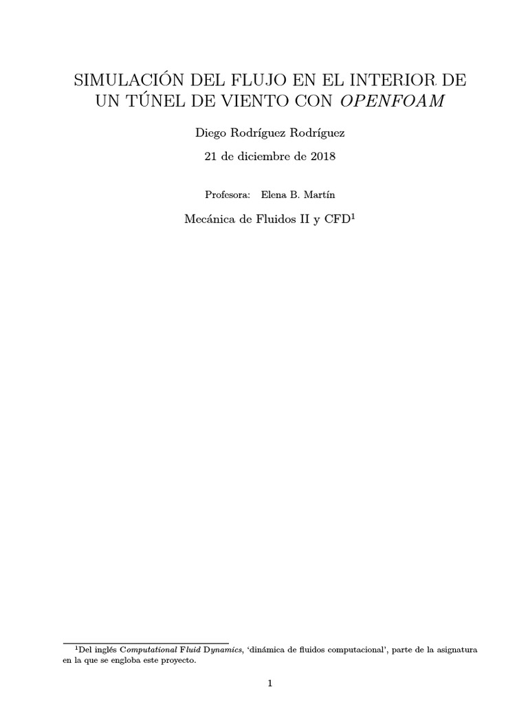 CFD Openfoam | PDF | Integral | Viscosidad