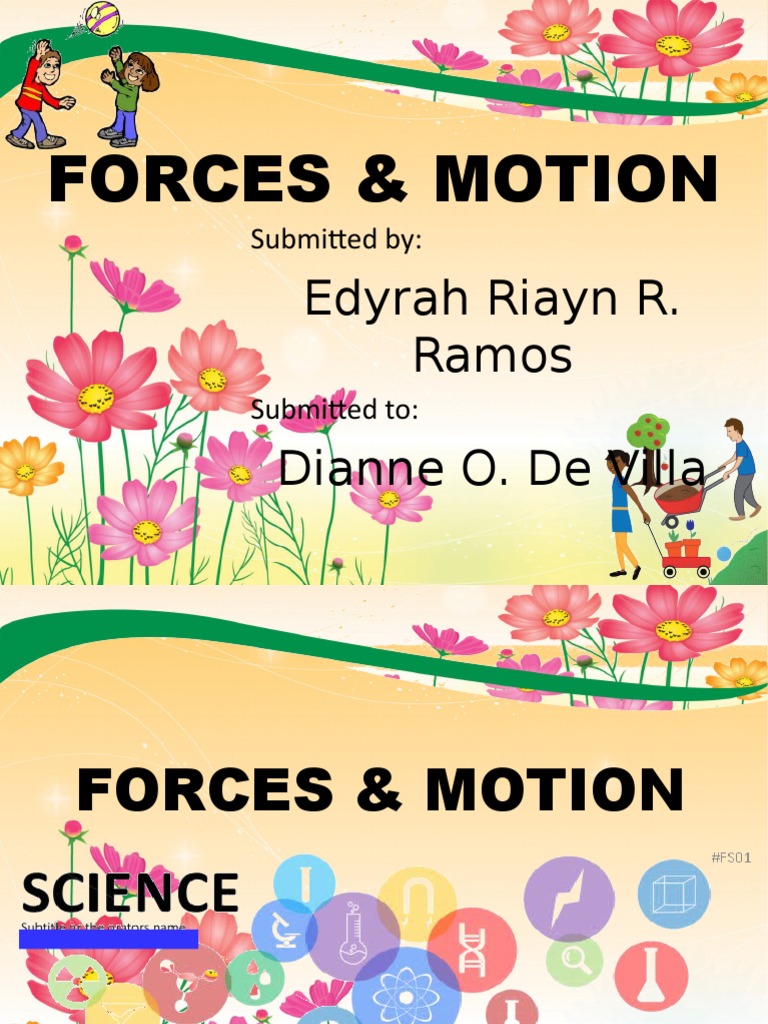 Force and Motion | PDF | Friction | Force