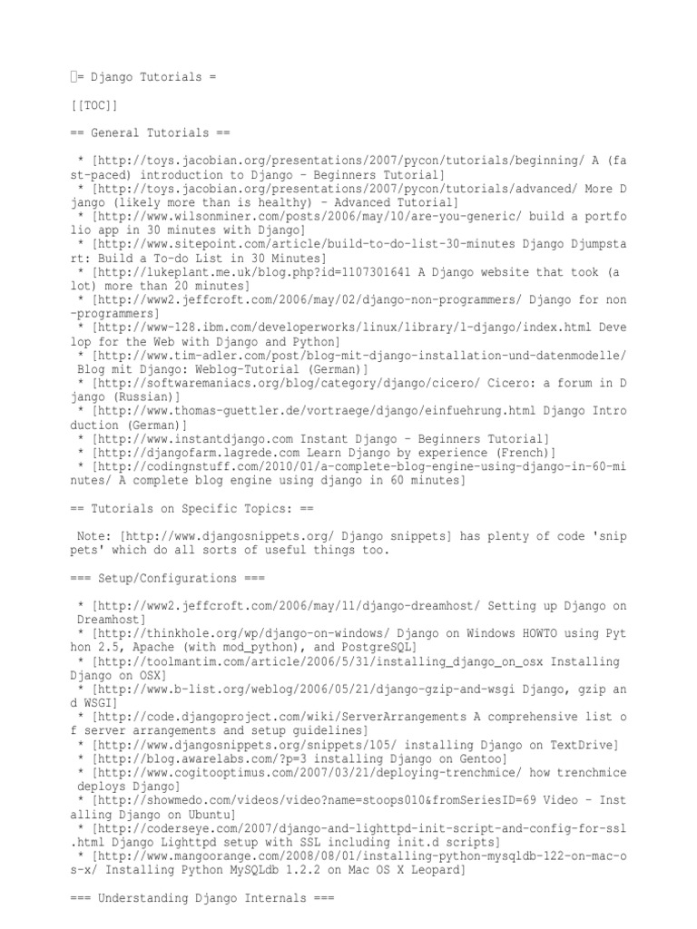 A Comprehensive Guide to Django Tutorials Covering Setup, Templates ...