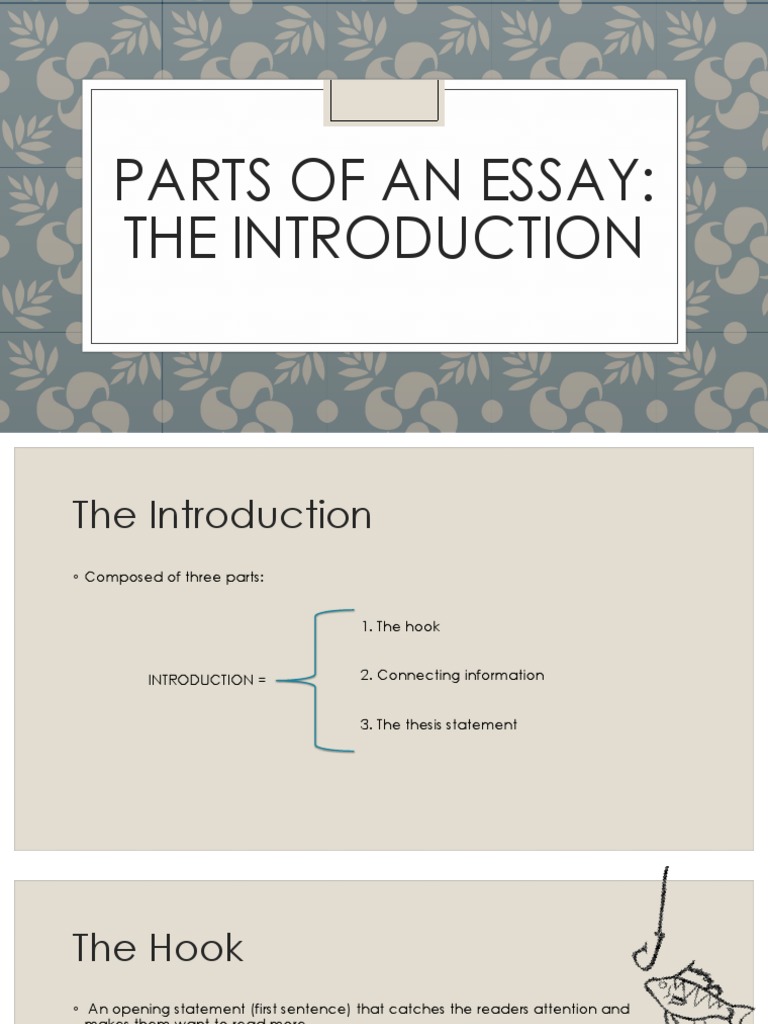 Parts-Of-An-Essay - 2 | PDF | Essays | Cognitive Science