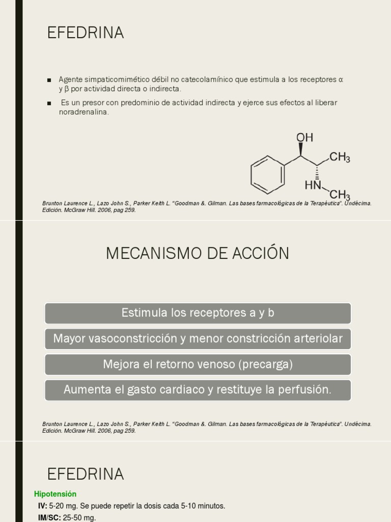 Efedrina | PDF | Medicina CLINICA | Drogas