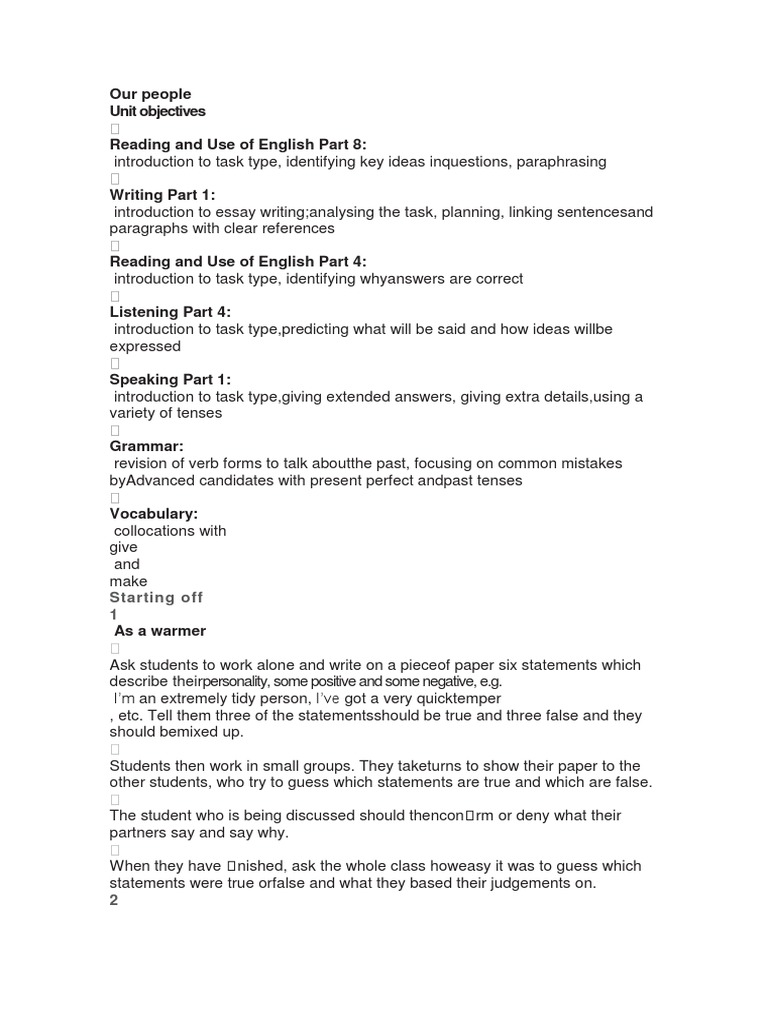 Answer Key Lesson 1 Pdf Essays Reason