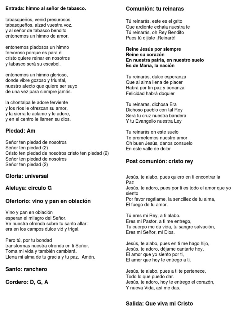 Ven, Ven Señor No Tardes | PDF | Cristo (título) | eucaristía