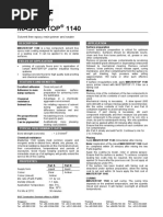 BASF MasterTop 1205 Data Sheet | PDF | Coating | Wear
