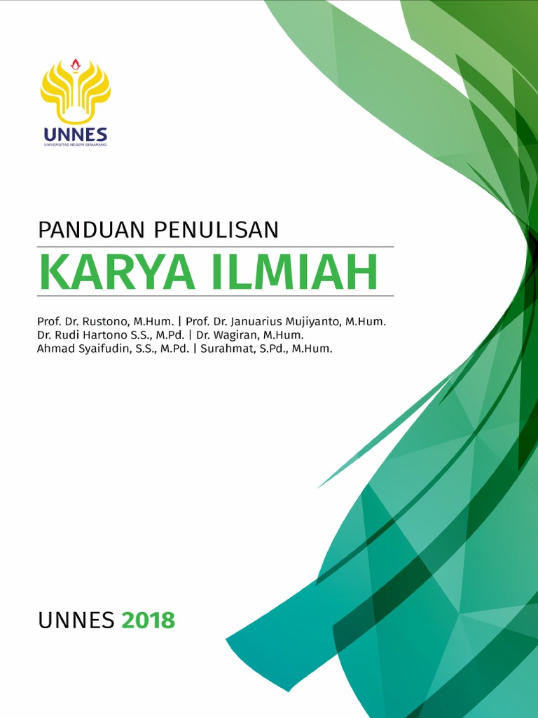 Buku Panduan Penulisan Karya Ilmiah 2018 - ISBN - UPLOAD | PDF