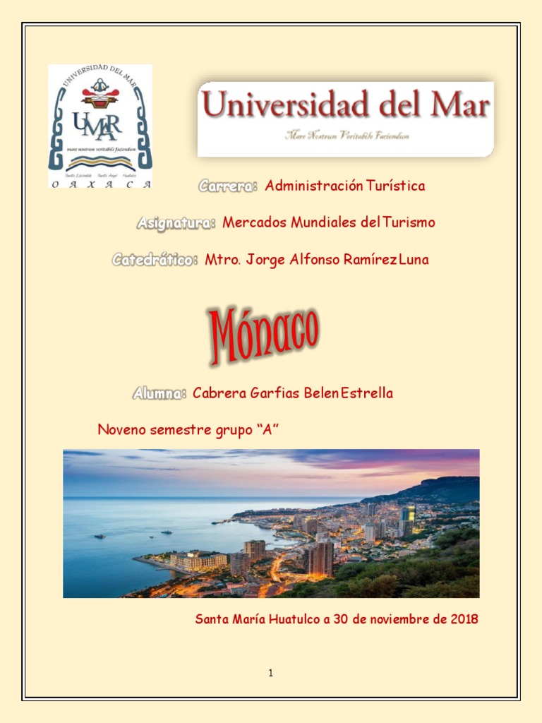 MÓNACO | PDF | Mónaco | Turismo