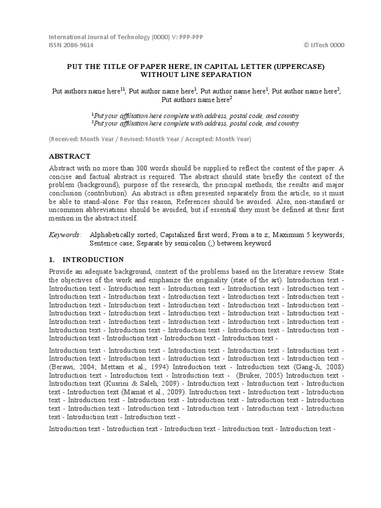 2 Ijtech Template | Download Free PDF | Letter Case | John Wiley & Sons