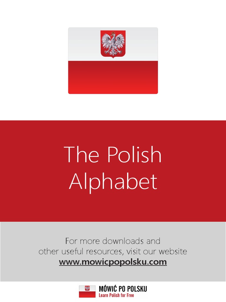 Polish Alphabet Mowicpopolsku PDF | PDF | English Language | Phonology