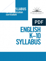 NSW K-10 English Syllabus Overview | PDF | Curriculum | Education Theory