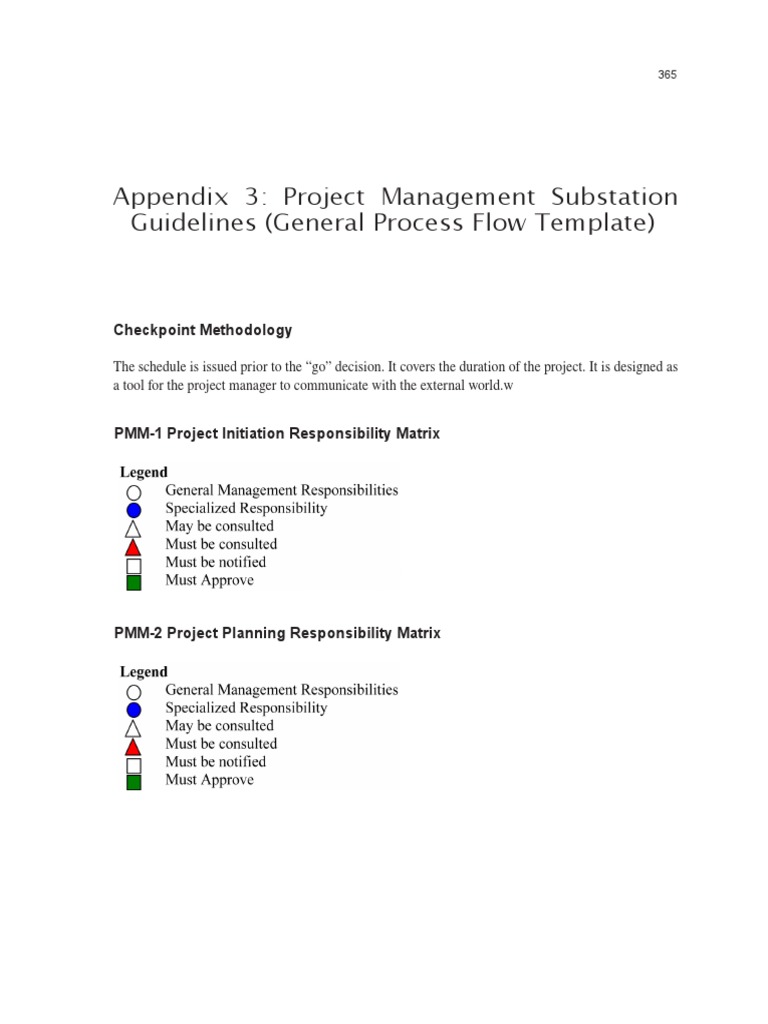 Project Management Process Flow Template | PDF | Project Management ...