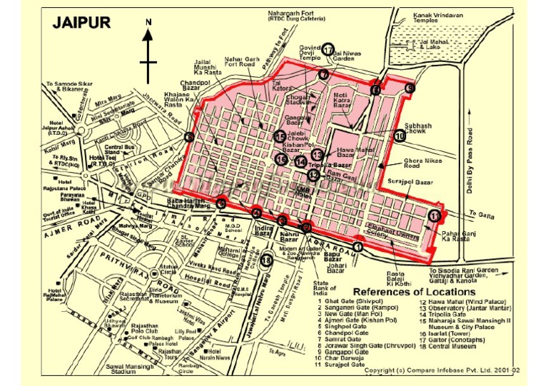 Jaipur City Map - Gif | PDF