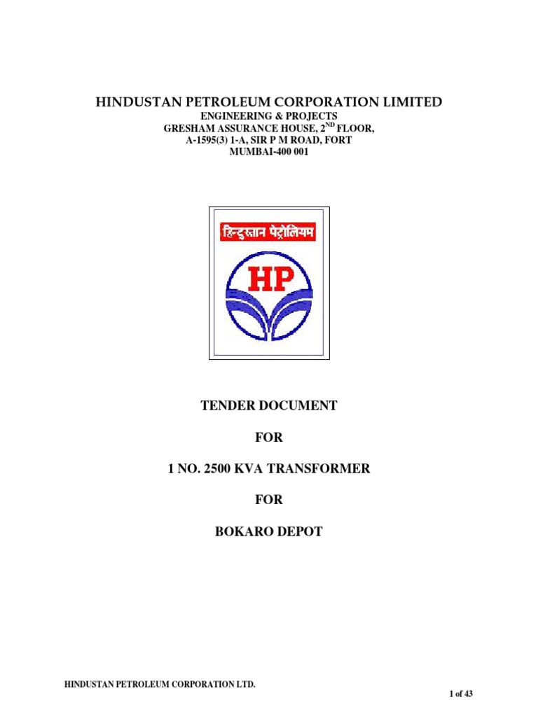 Tender 2 | PDF | Transformer | Switch