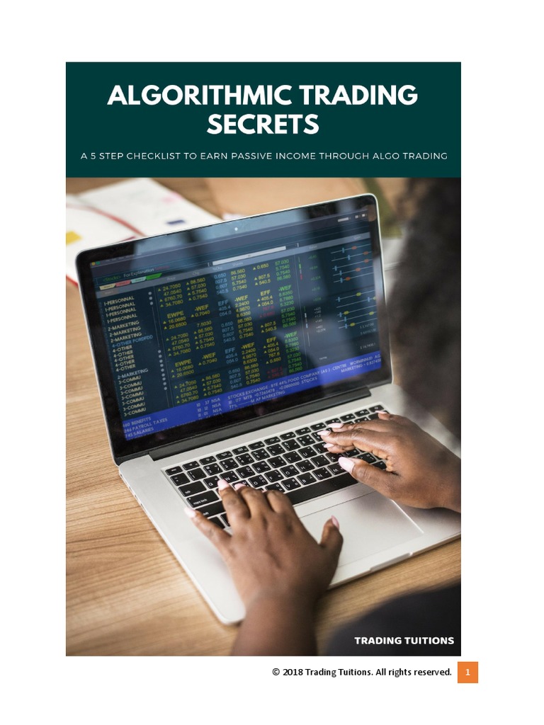 Algorithmic Trading Secrets - Trading Tuitions PDF | PDF | Algorithmic ...