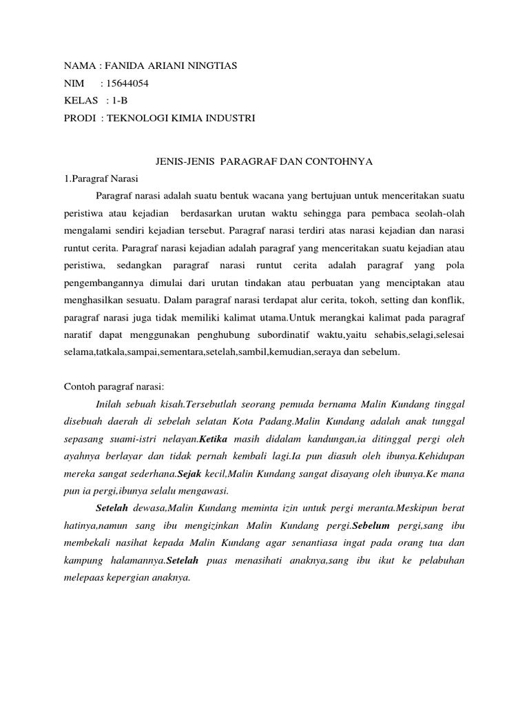 Bahasa Indonesia Paragraf | PDF | Ilmu Sosial | Kajian Bahasa Asing