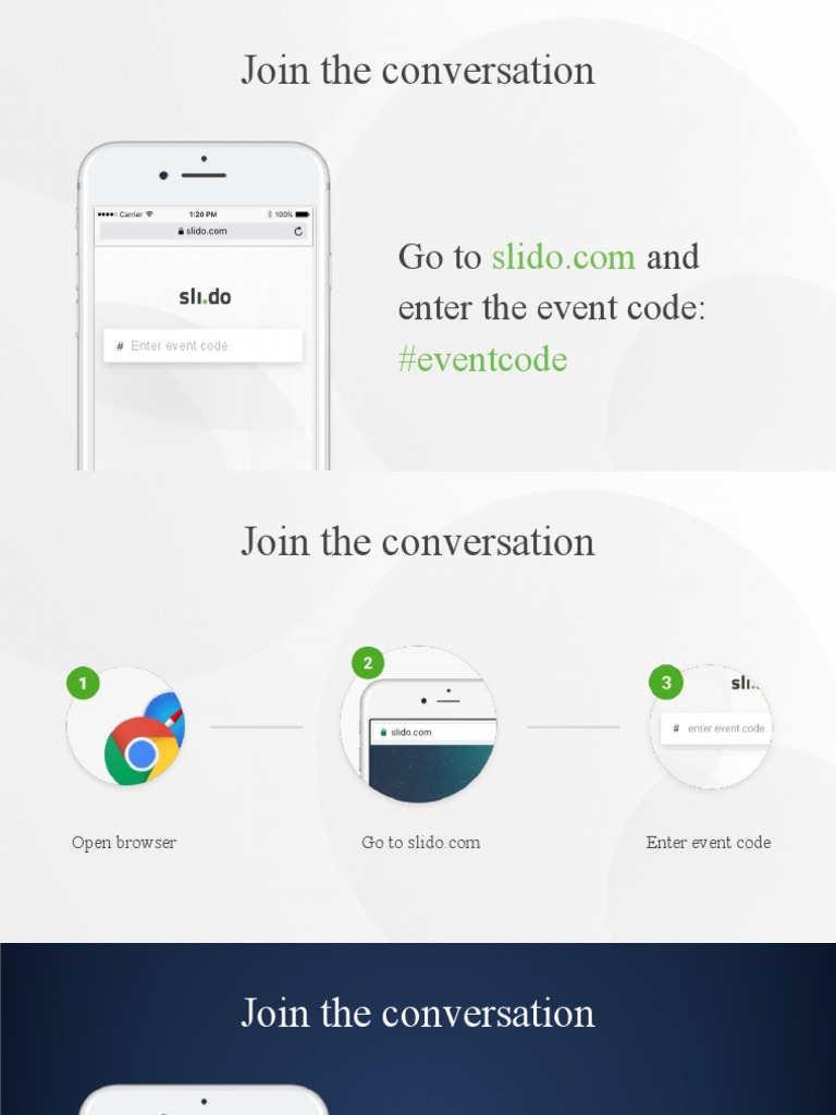 Slido Introduction Holding | PDF