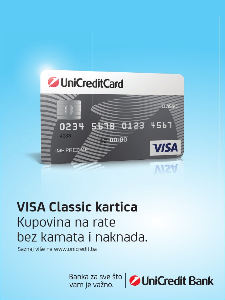 Smjernice Za Koristenje Kartice - Visa Classic PDF | PDF
