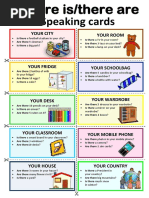 Speaking Cards | PDF | Language Arts & Discipline | Self-Improvement