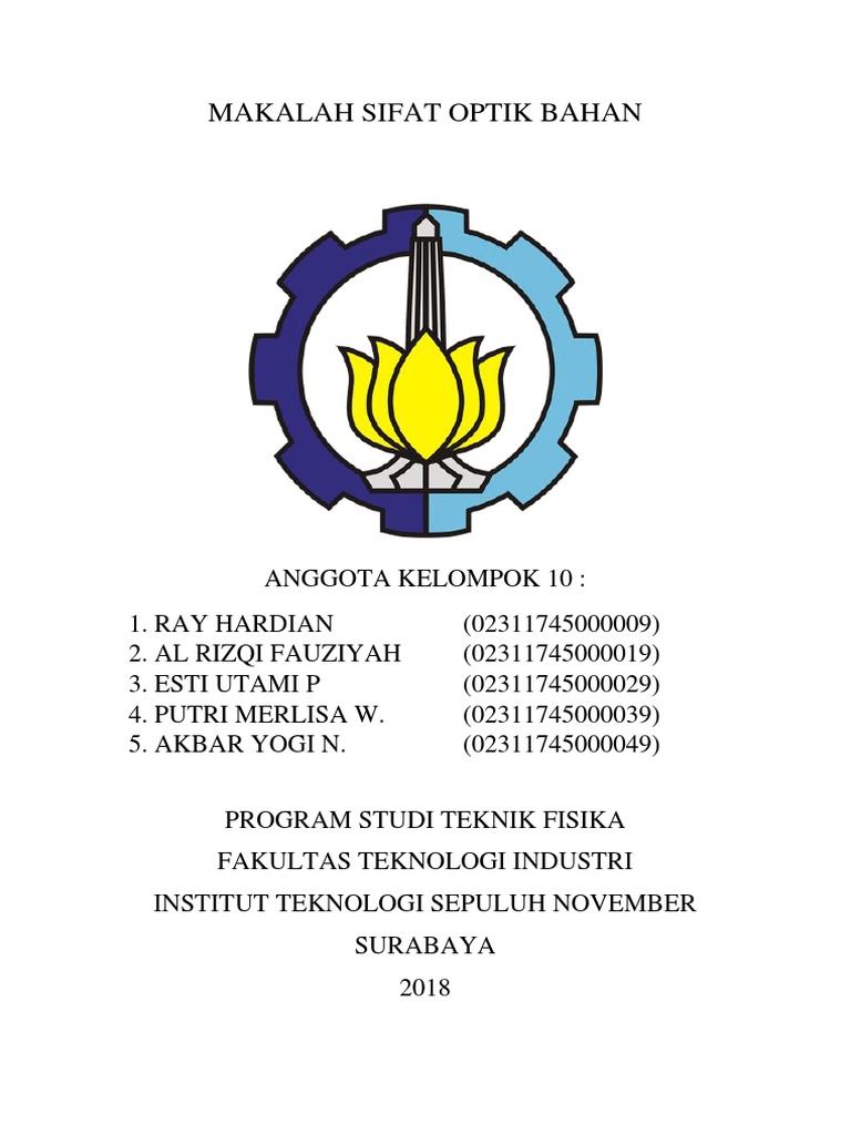 Makalah Sifat Optik Bahan | PDF