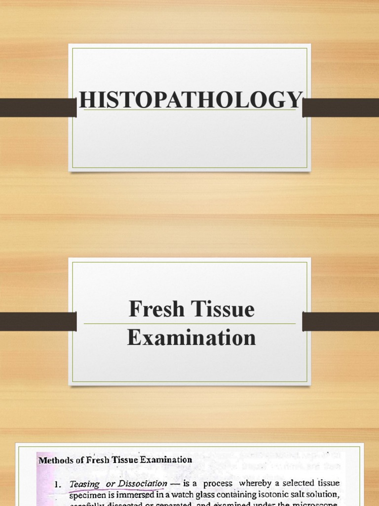 Fresh Tissue Examination | PDF
