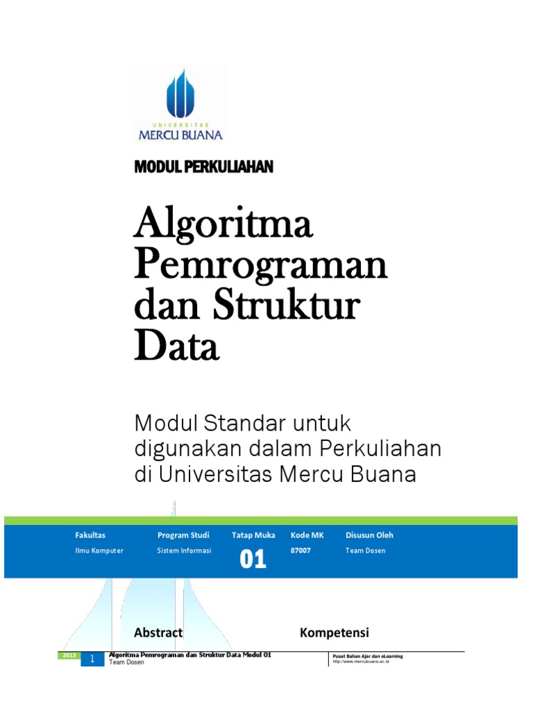 Modul Algoritma Dan Struktur Data | PDF