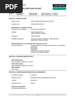 DC200 Silicone Fluid 100CS - MSDS | PDF | Fires | Firefighting