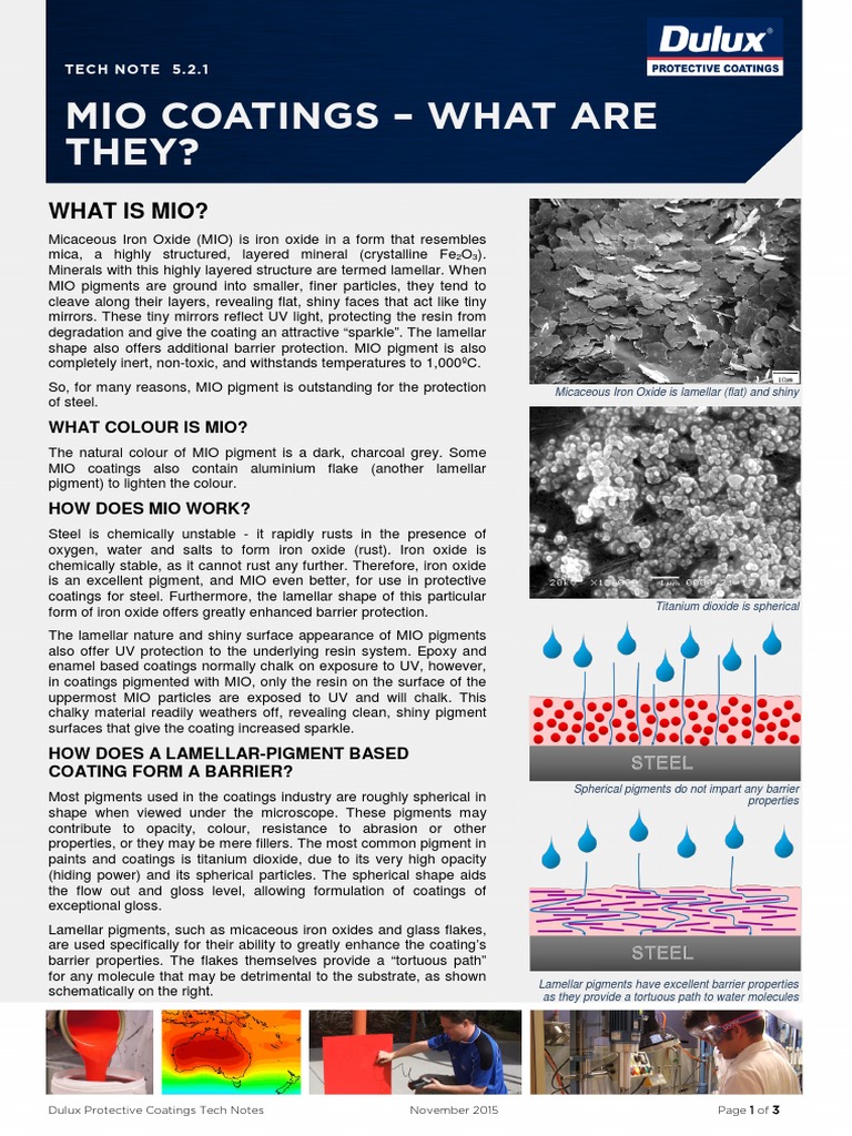 521 Mio Coatings-What Are They | Download Free PDF | Rust | Paint