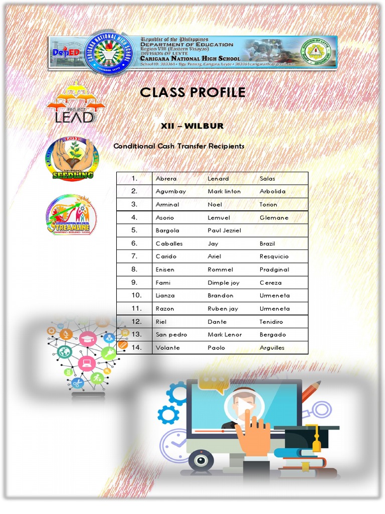 Class Profile: Conditional Cash Transfer Recipients | PDF