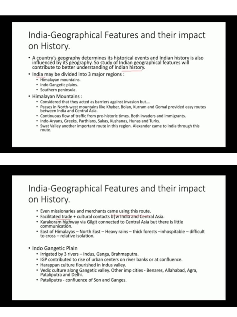 Geographical Features of India | PDF