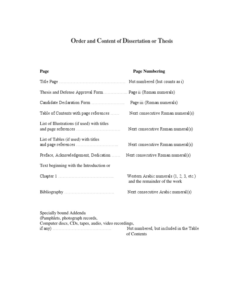 Guide to Formatting a Thesis or Dissertation | PDF | Thesis | Written Communication