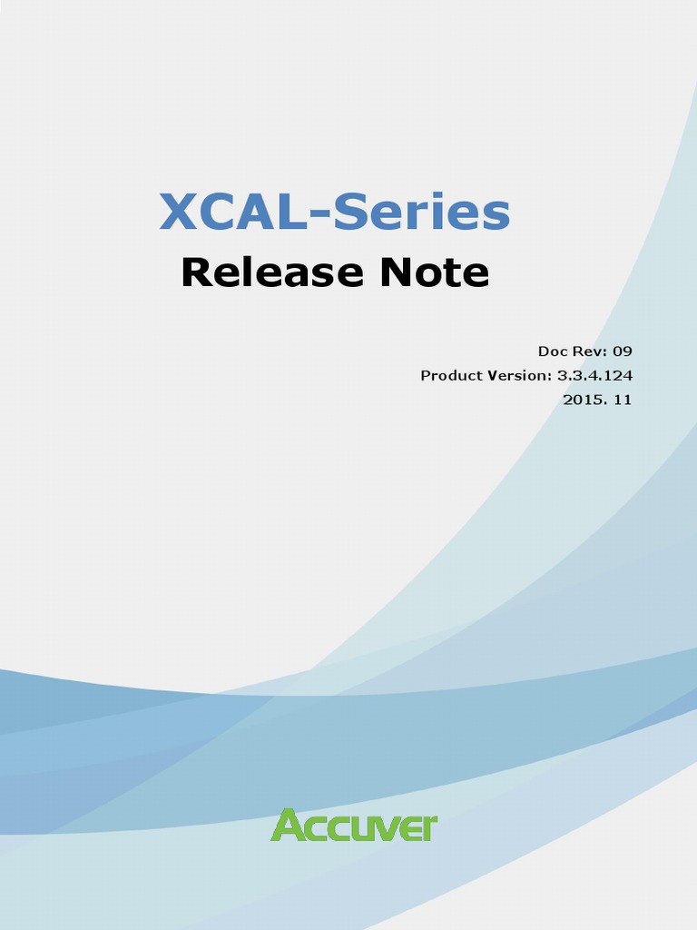 XCAL Release Note v3.3.4.124 (Rev9) | PDF | Lte (Telecommunication ...