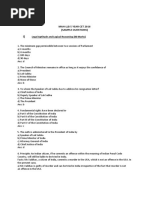 MH CET Law 5-Year LLB Question Paper | PDF