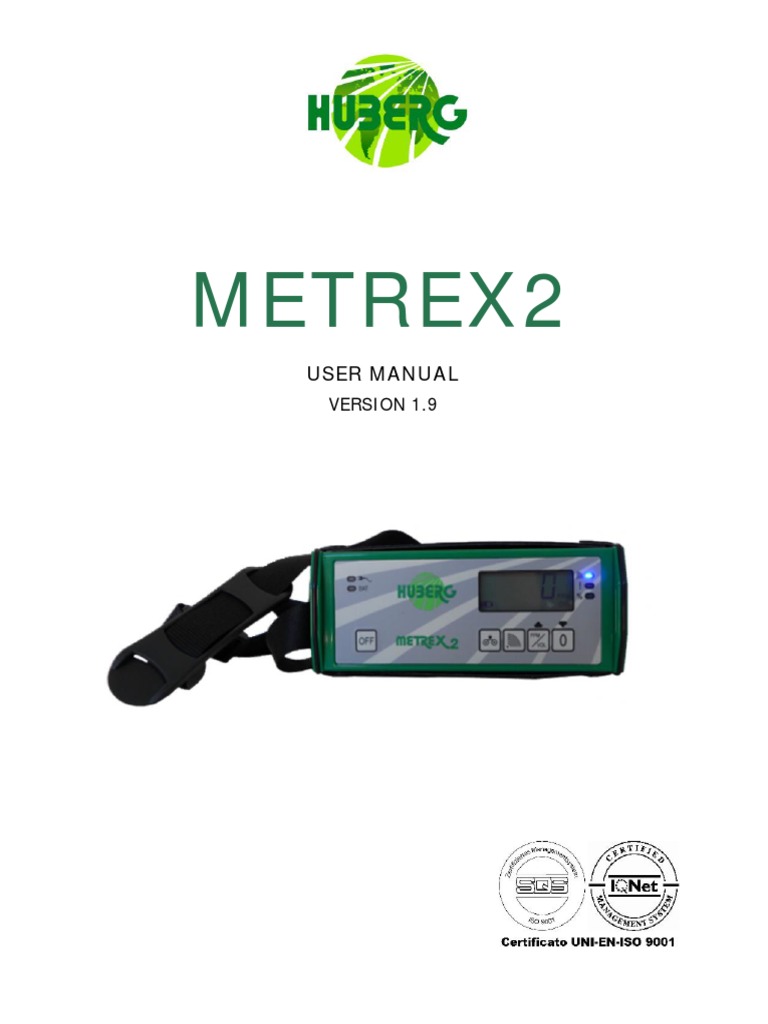 Metrex Manual v1 9 Español | PDF | Almacenamiento de datos de la ...