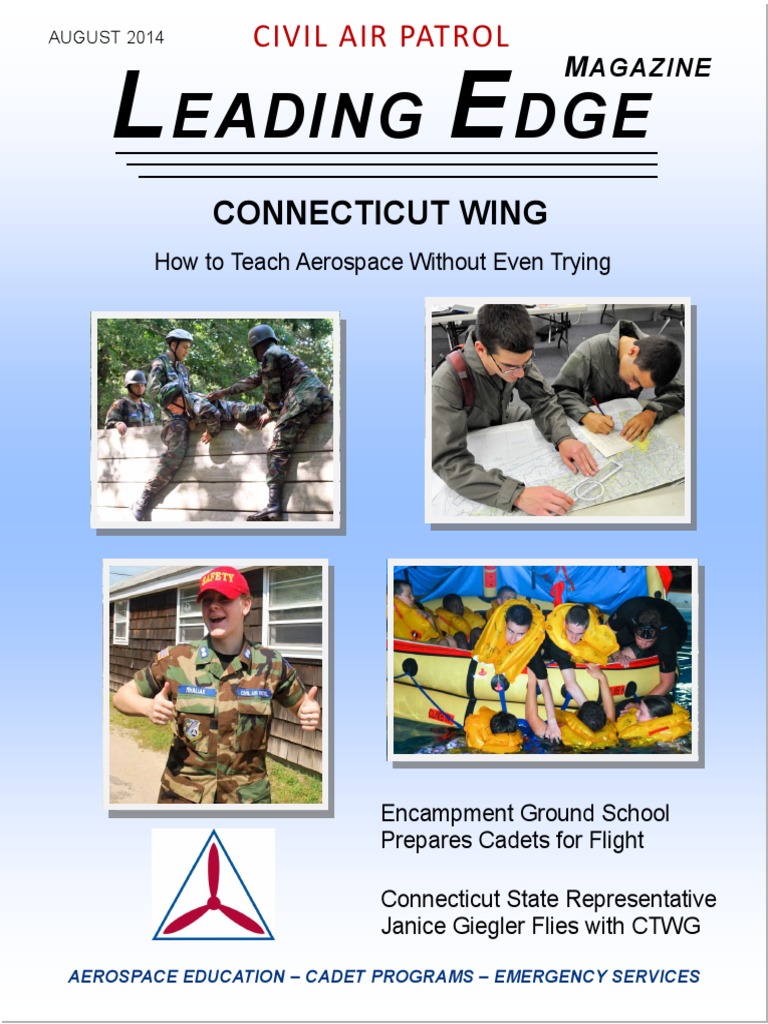 2014 August Leading Edge Magazine Connecticut Wing News | PDF | Civil ...