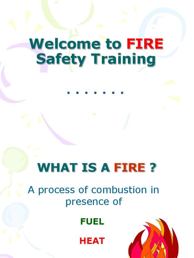 Fire Safety Training | PDF | Fires | Combustion
