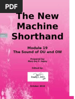 Module 1, Machine Shorthand | PDF | Shorthand | Computer Keyboard