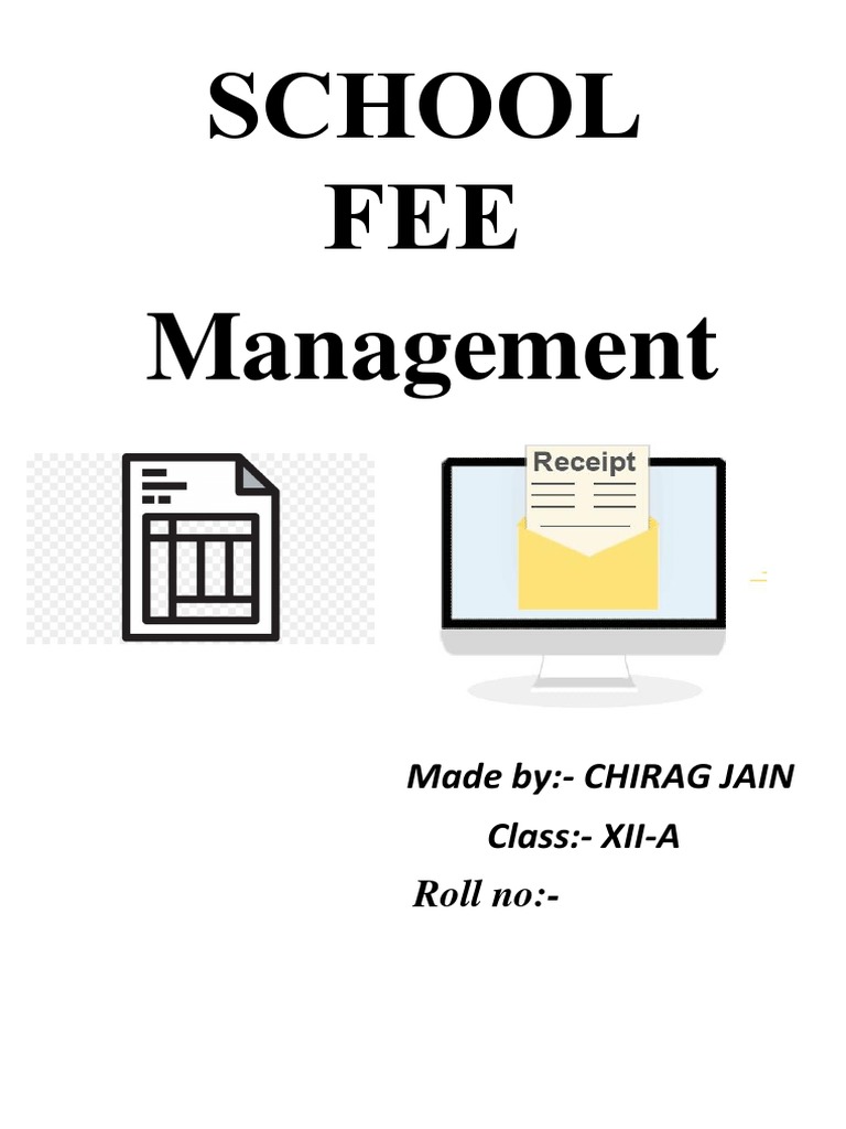 School Fee Management System: A Project for Tracking Student Fees and ...