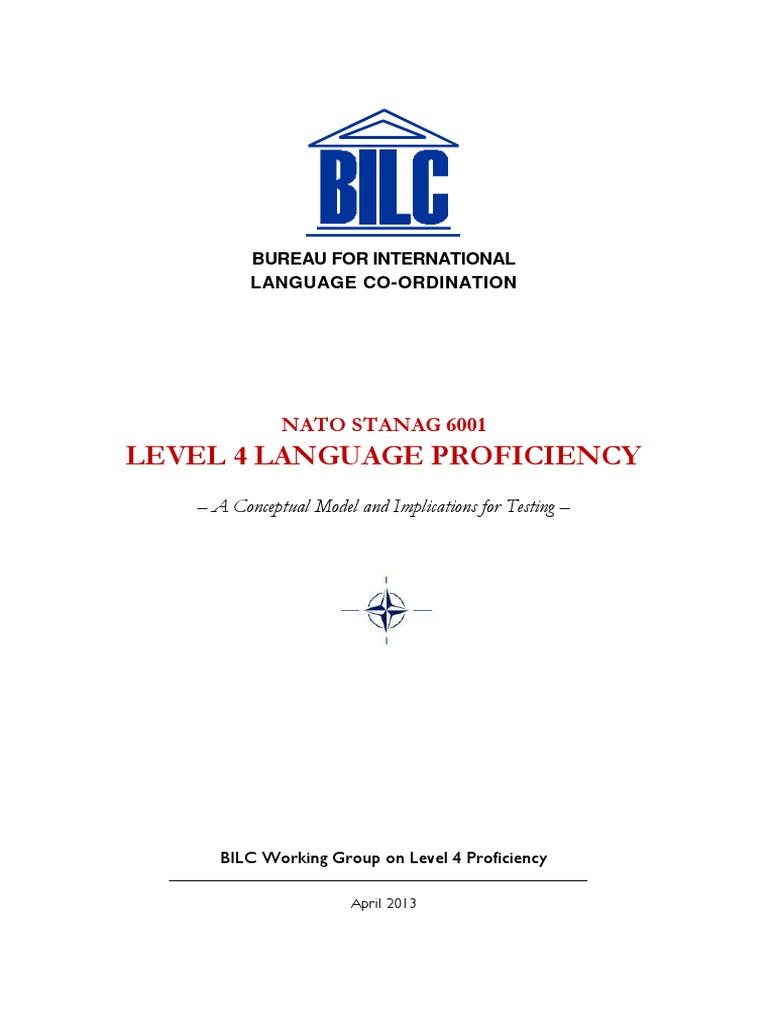 Level 4 Language Proficiency: Nato Stanag 6001 | PDF | Semantics ...