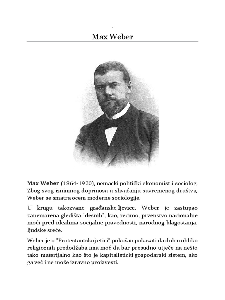 Max Weber | PDF