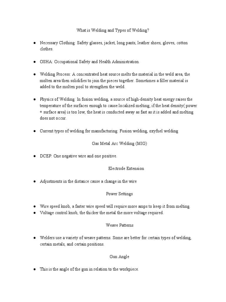 Welding Notes 1 | Download Free PDF | Welding | Construction