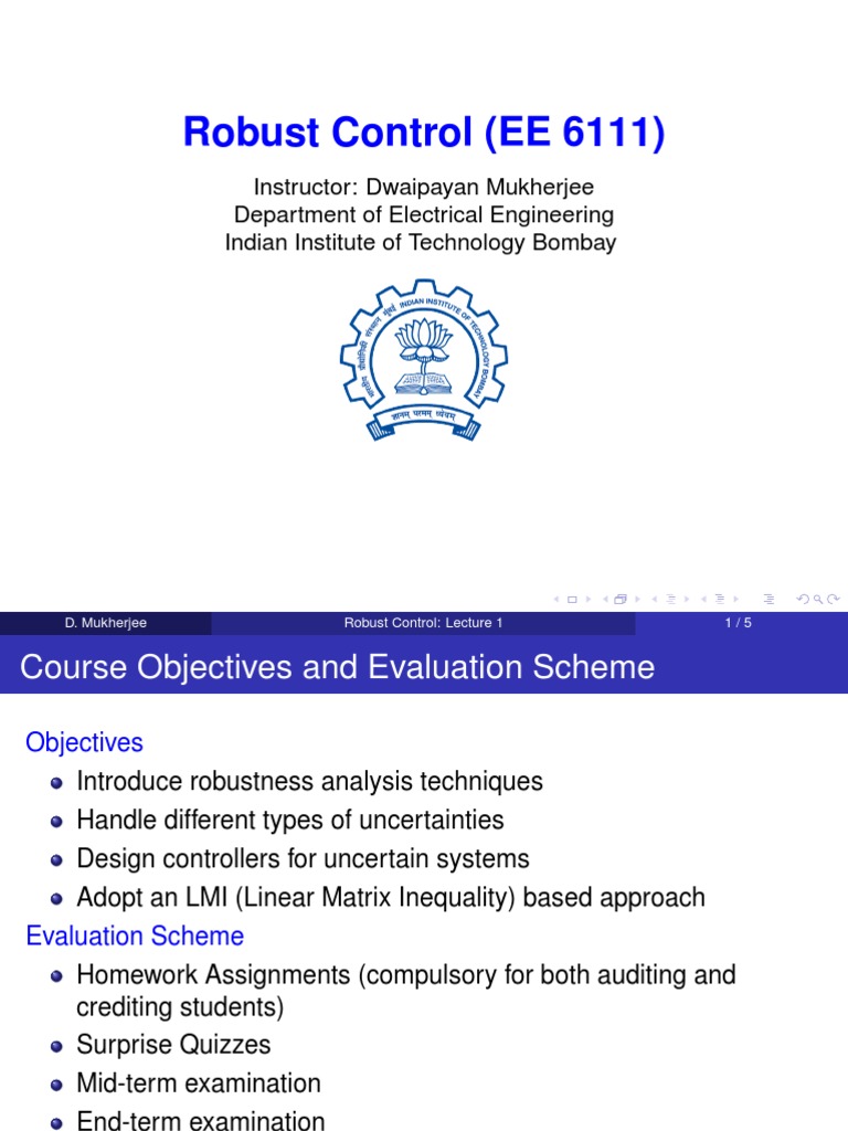 Robust Control | PDF