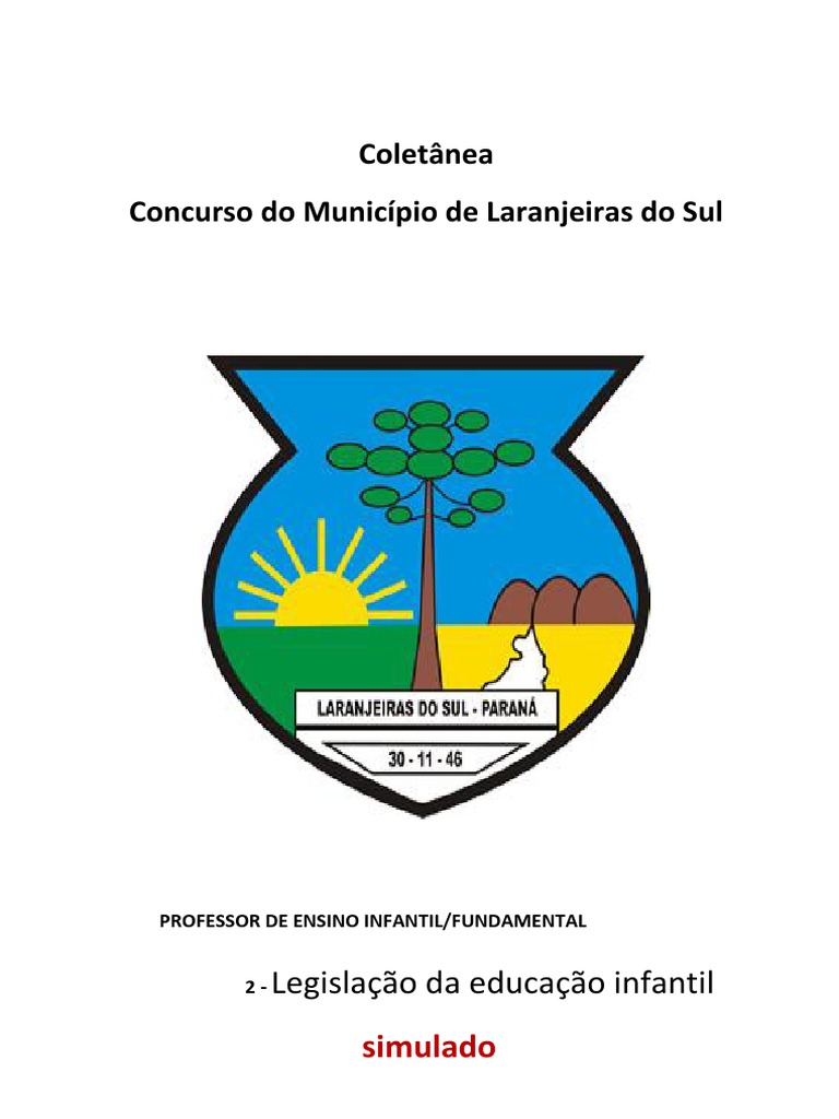 PROFESSOR - 2c Simulado | PDF | Pré-escola | Ensino Superior