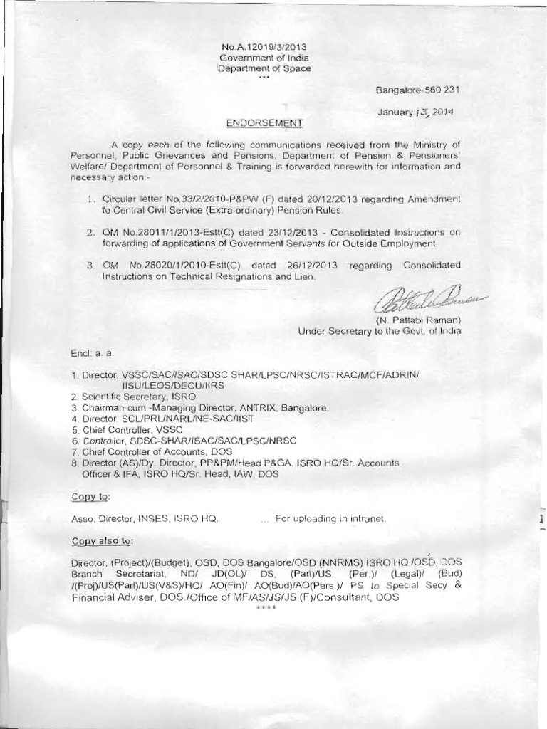 Technical Resignation 30 Jan 14 | PDF