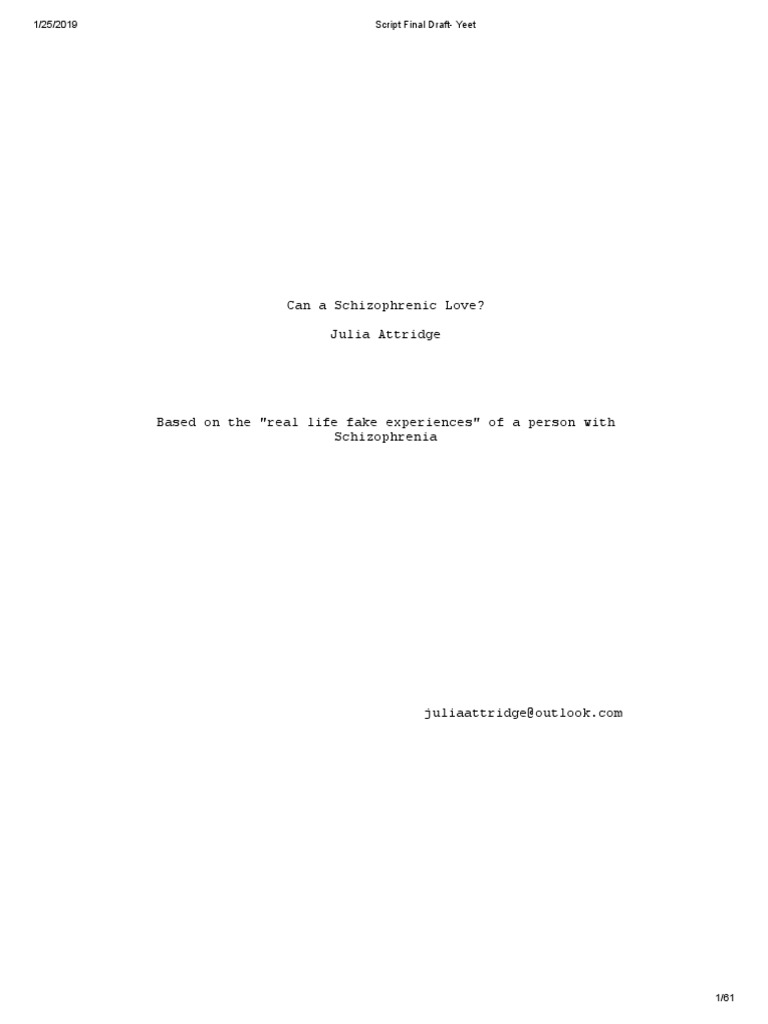 Script Final Draft - Yeet | Download Free PDF | Leisure