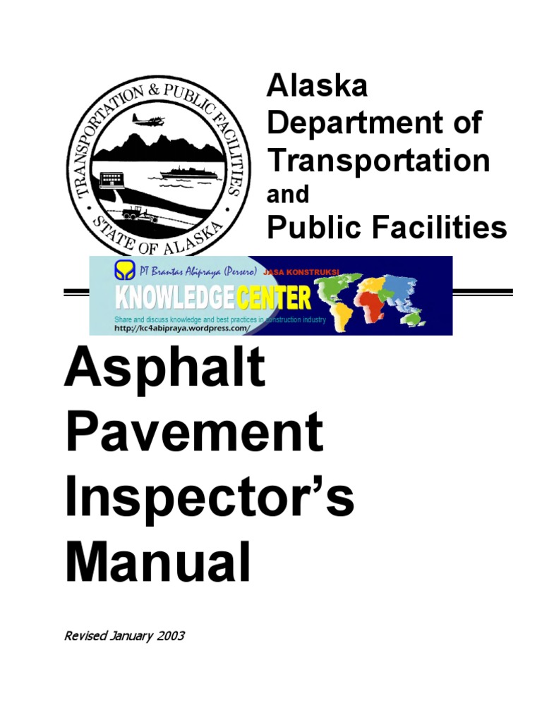 EBOOK - Asphalt Pavement Inspector's Manual PDF | PDF | Road Surface ...