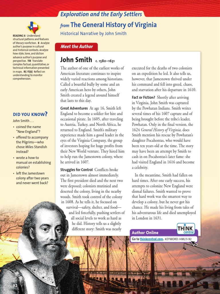John Smith 1612 PDF | PDF | Narration | Leadership