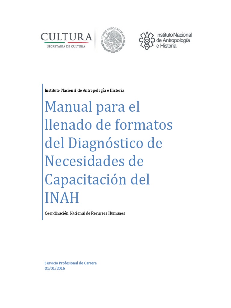 Manual Formato DNC | PDF | Gestión de recursos humanos | Planificación