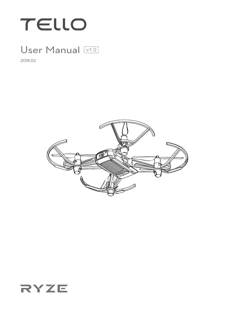 Tello+User+Manual+v1.0 EN 2.12 | PDF | Aircraft | Flight